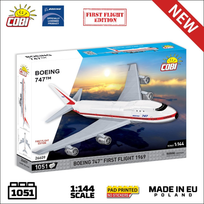 Cobi 26609 Boeing 747 First flight 1969 - 1000 deler - Cobi Norge